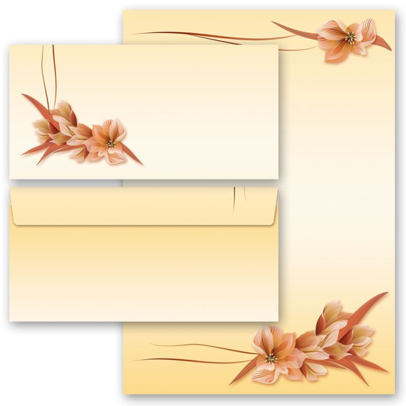 Briefpapier Sets Blumen & Blüten Blütenblätter Briefpapier Sets online