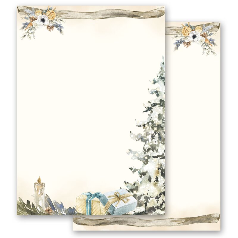 Motivpapier Weihnachten Festlicher Tannenbaum | Papex