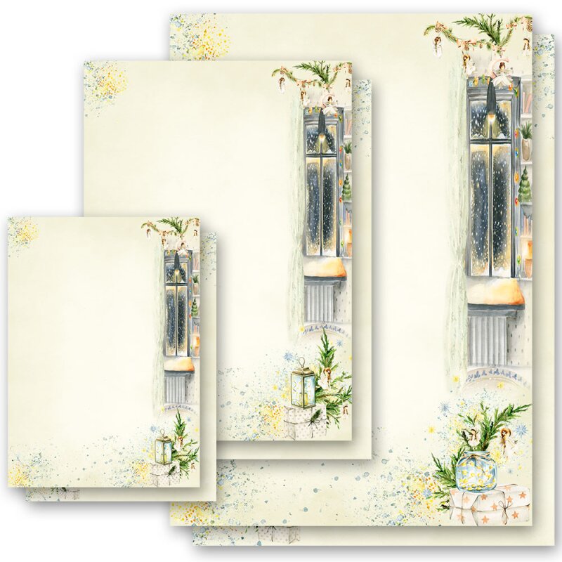 Motivpapier Weihnachten Winterfenster | Papex